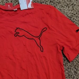 Puma | Shirts | Puma Mens Big Cat Tee Red | Poshmark
